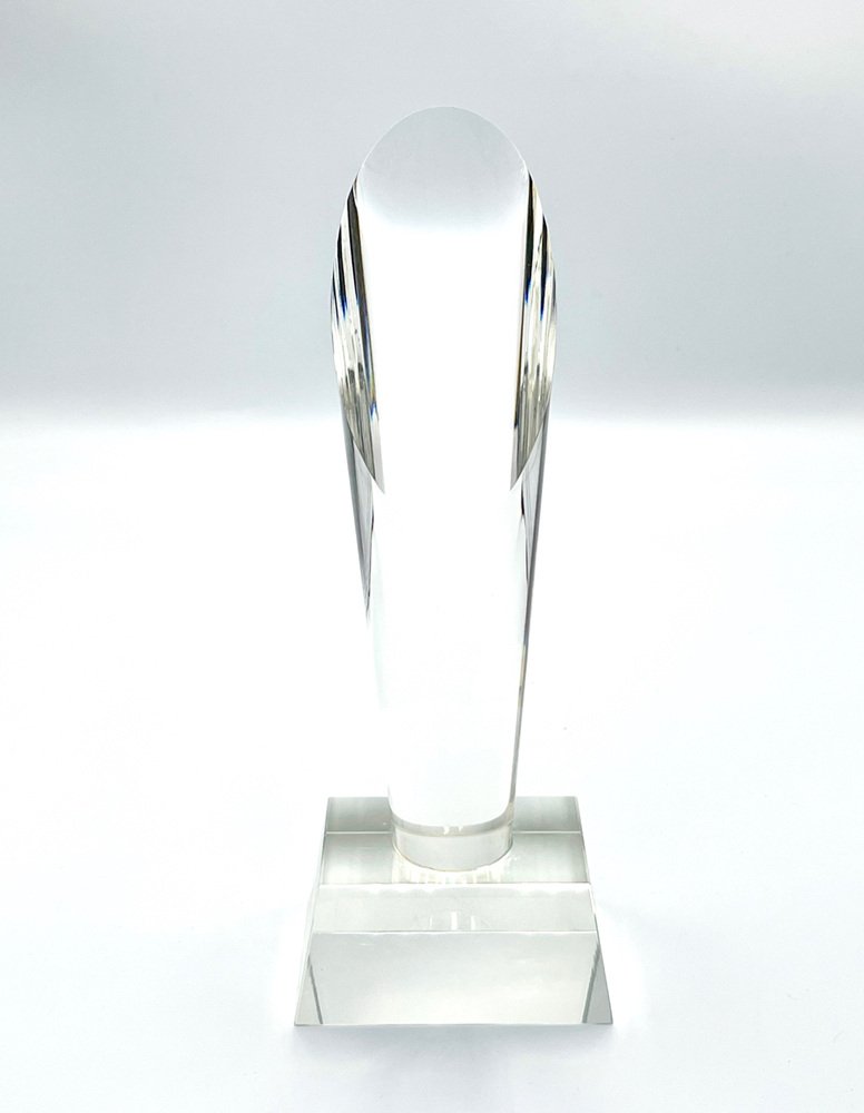 Lead Crystal Glass Obelisk from Desna, Czech Republic, 1980s for sale ...