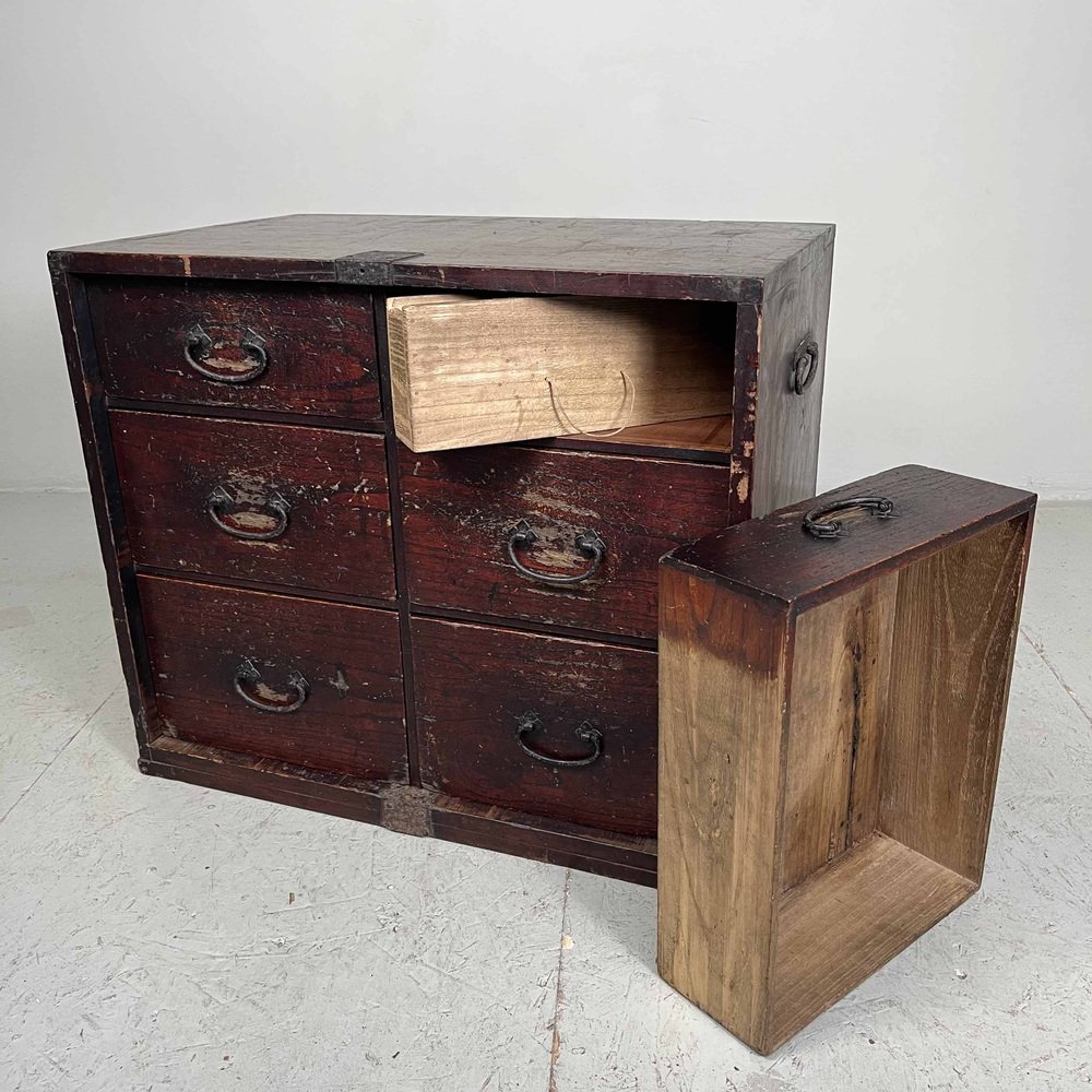 Small Meiji Japan Cabinet with Secret Drawer for sale at Pamono