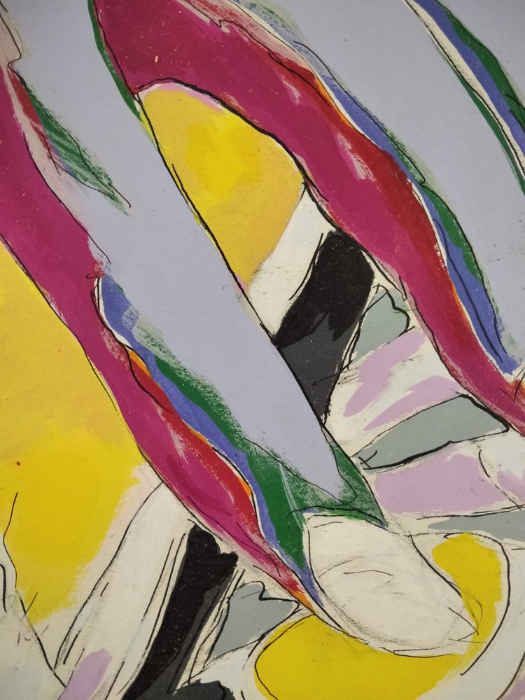 Paco Simon, Subiendo el, 1984, Canvas Painting for sale at Pamono