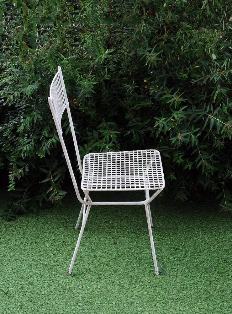 Italian Chair in Metal for sale at Pamono