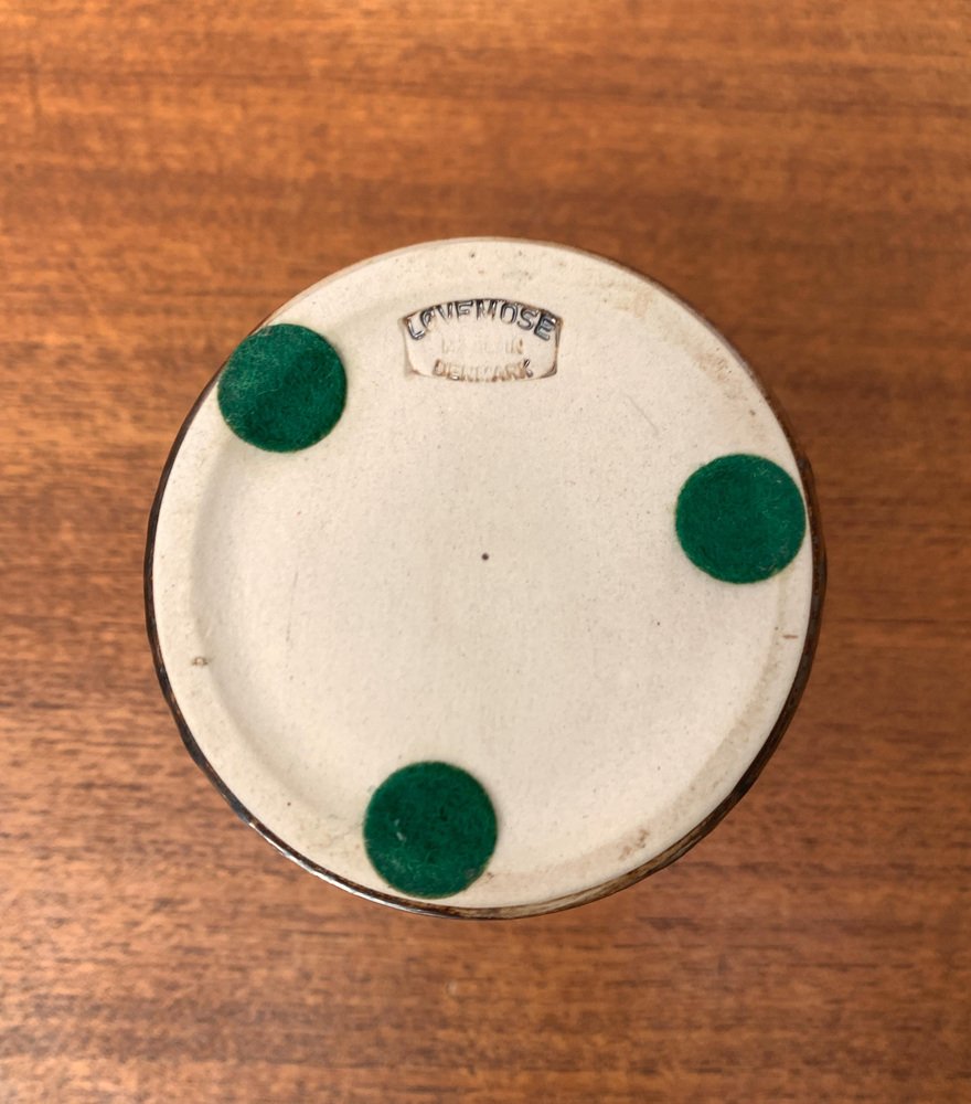 Mid-Century Danish Studio Pottery Carafe Vase from Lovemose Denmark ...