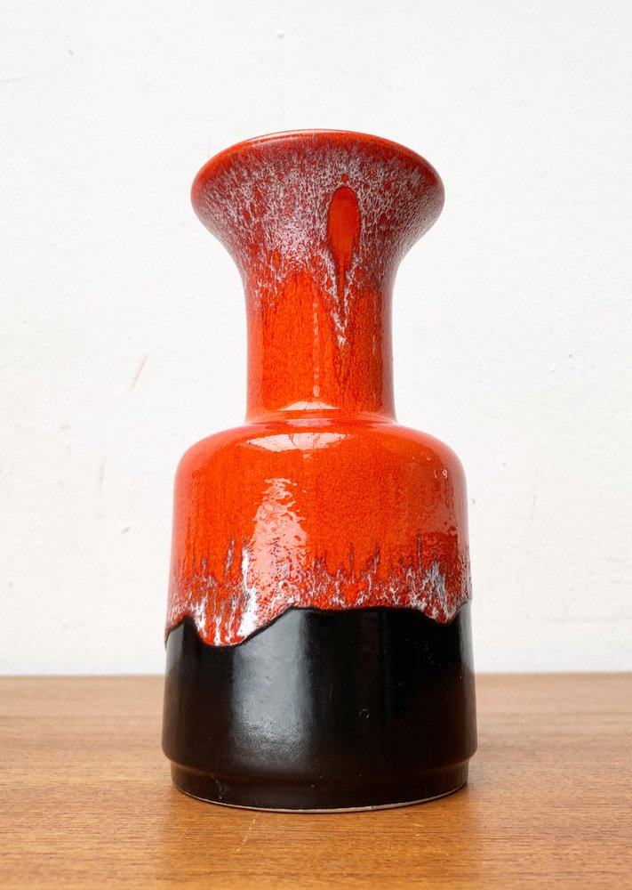 Vintage West German Pottery WGP Vase from Jasba, 1970s for sale at Pamono Vintage West German Pottery WGP Vase from Jasba, 1970s for sale at Pamono