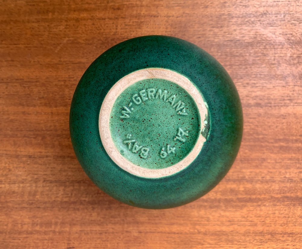 Mid-Century West German Pottery Vase from Bay, 1960s for sale at Pamono