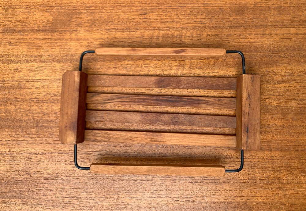 Mid-Century Teak Tray, 1960s for sale at Pamono