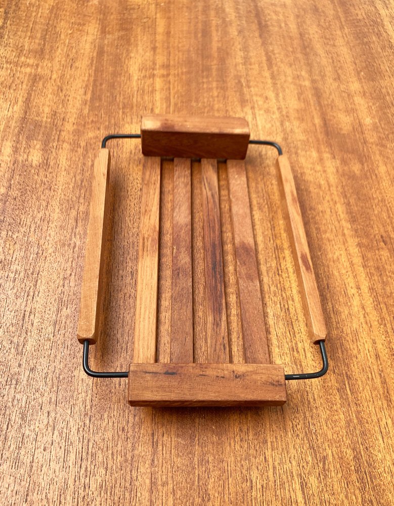Mid-Century Teak Tray, 1960s for sale at Pamono