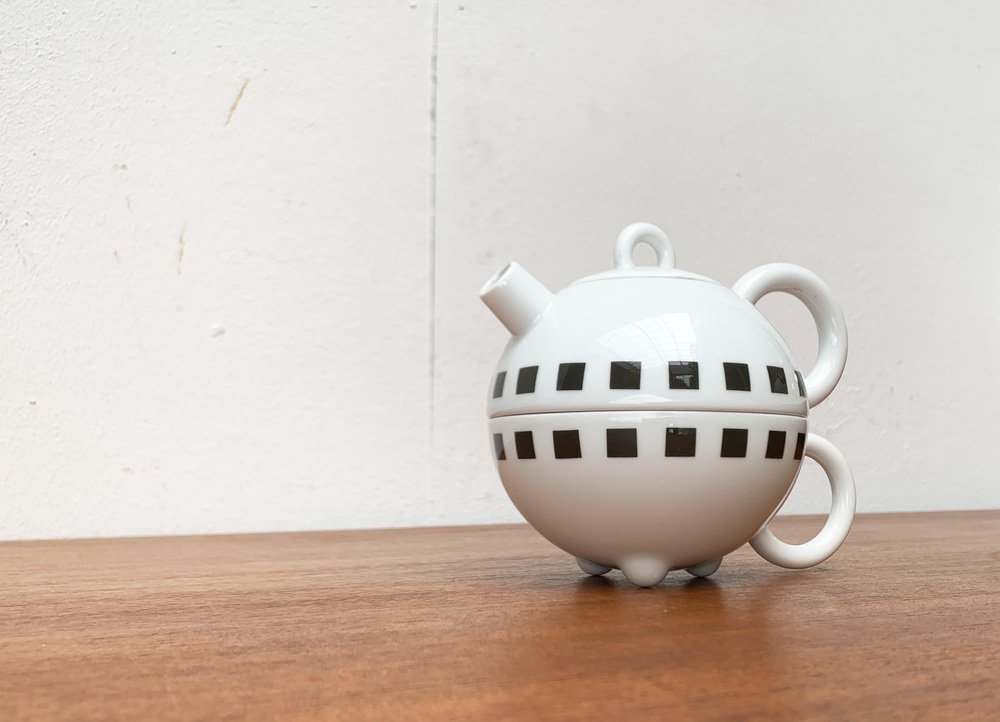 German Postmodern Fantasia Series Teapot or Coffeepot with Cup by ...