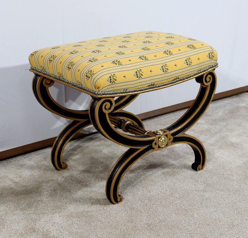 Napoleon III Curule Stool, 19th Century for sale at Pamono