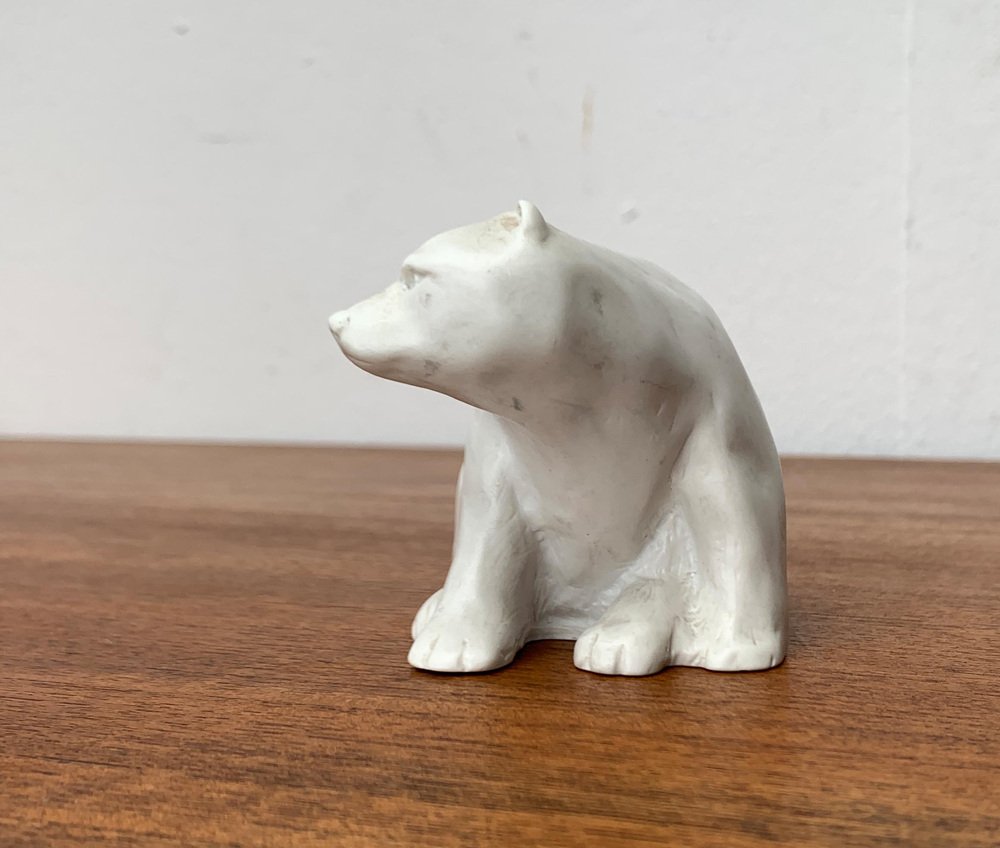 Vintage Polar Bear Figurine from Pearlite Marblecraft, Canada for sale ...