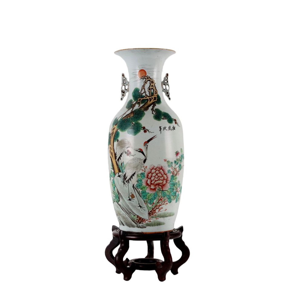 Large Porcelain Balaustro Vase for sale at Pamono