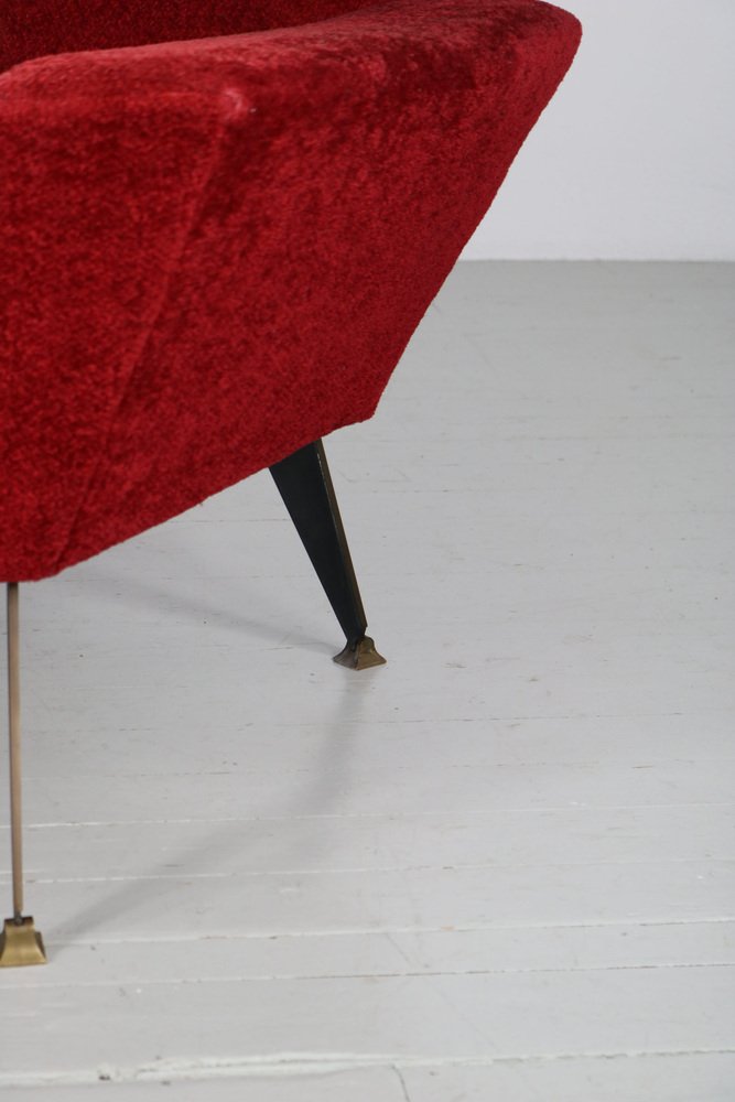 Model 548 3-Seater Sofa by Lenzi for Studio Tecnico A.P.A. Quarrata ...