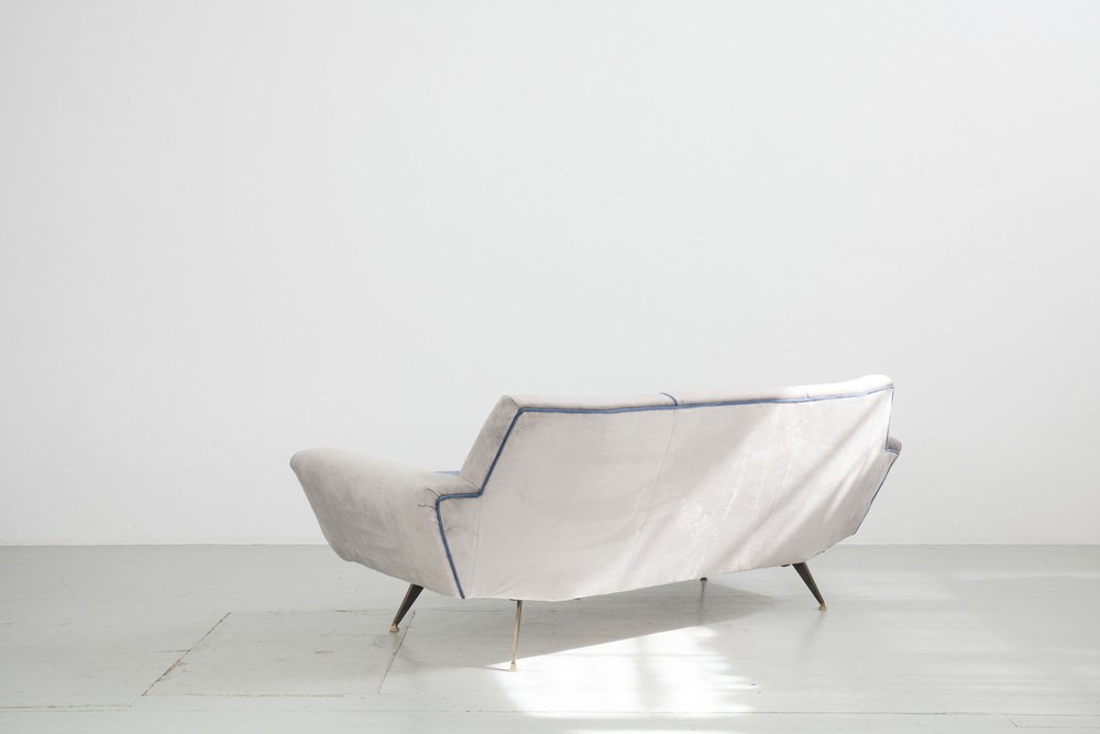 Model 548 3-Seater Sofa by Lenzi for A.P.A. Quarrata-Pistoia, 1960s for ...