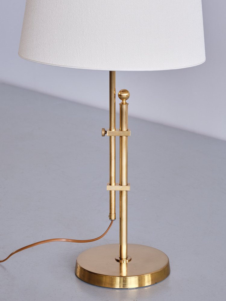 B-131 Height Adjustable Table Lamp in Brass from Bergboms, Sweden ...