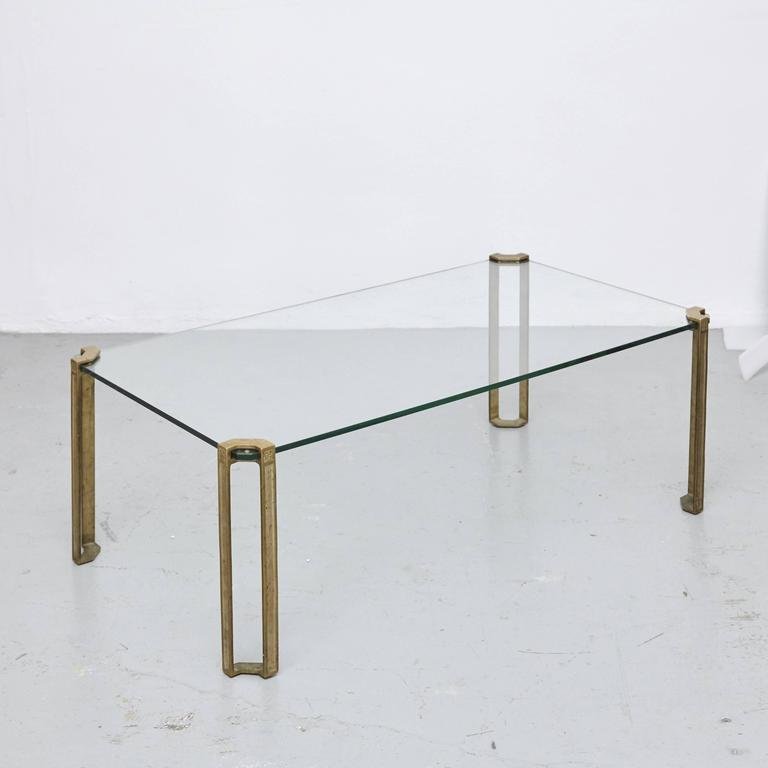 Glass Low Table by Peter Ghyczy for sale at Pamono