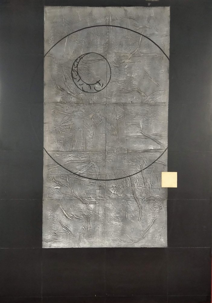 Mariano Mayol, Composition, 1990, Canvas Painting for sale at Pamono