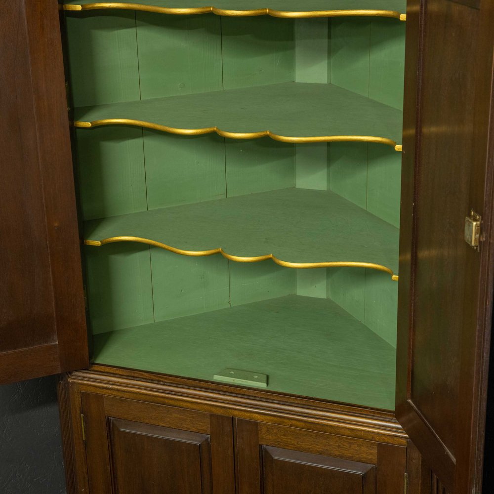 Mahogany Double Corner Cupboard for sale at Pamono