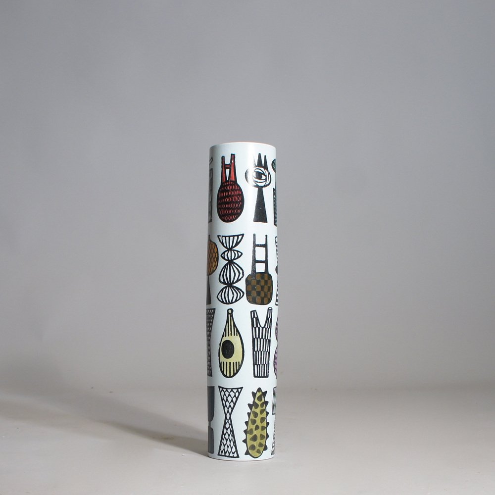 Karneval Vase by Stig Lindberg from Gustavsberg, 1950s for sale at Pamono