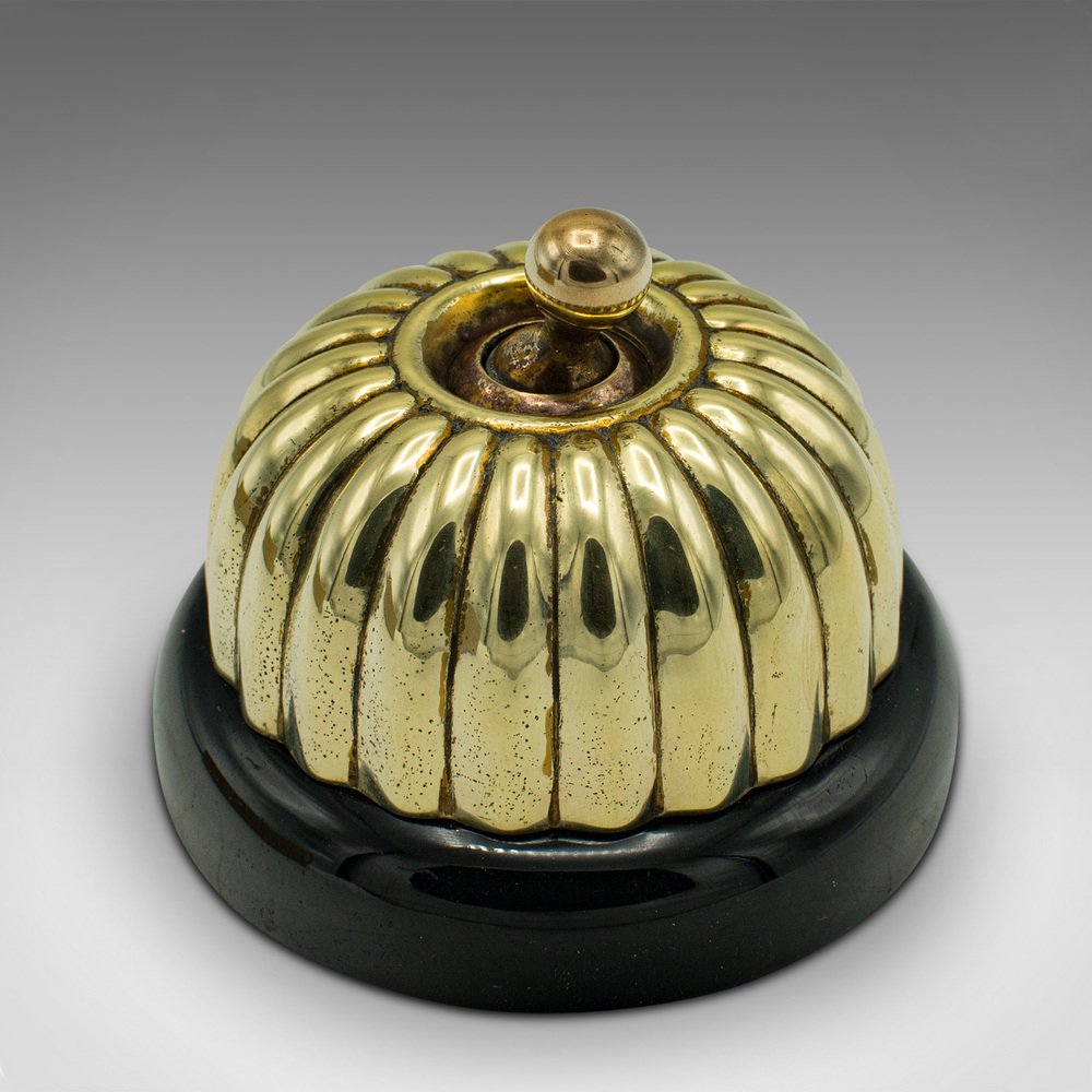 Antique English Light Switch in Brass, 1920 for sale at Pamono