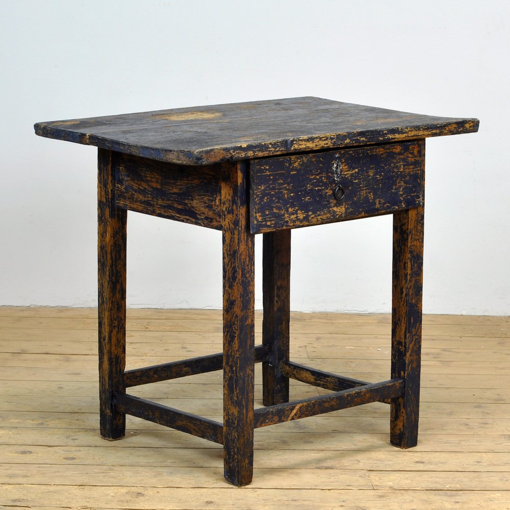 Pine Farmhouse Side Table, 1900s for sale at Pamono