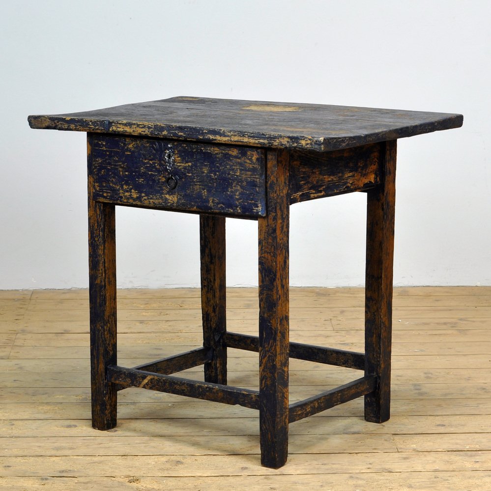 Pine Farmhouse Side Table, 1900s for sale at Pamono