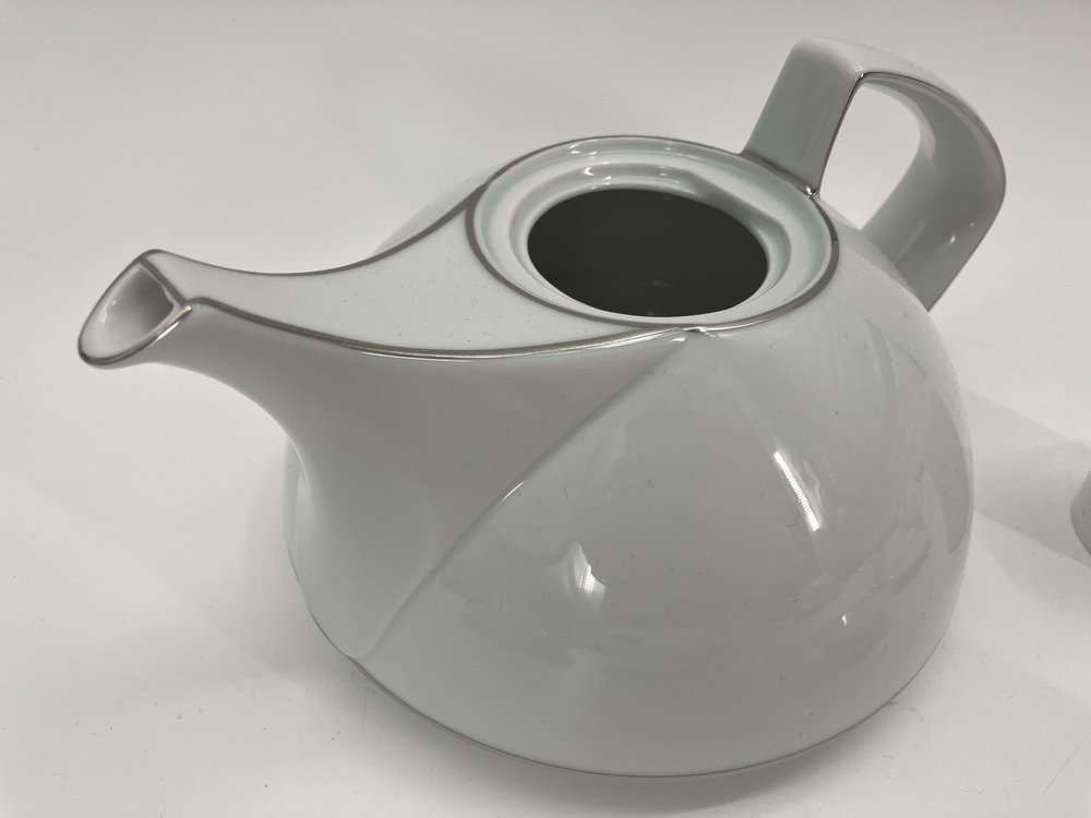 Tac Tea Service in Platinum by Walter Gropius for Rosenthal, Set of 25 ...