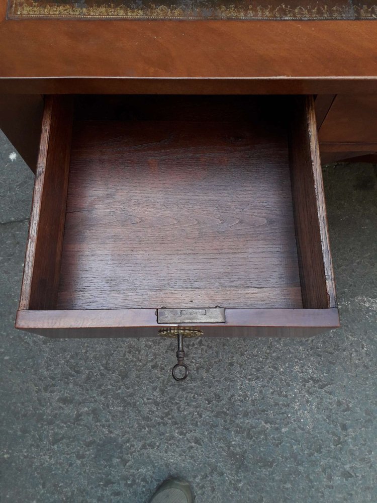 Cuban Empire Mahogany Desk with Gilt Bronze for sale at Pamono