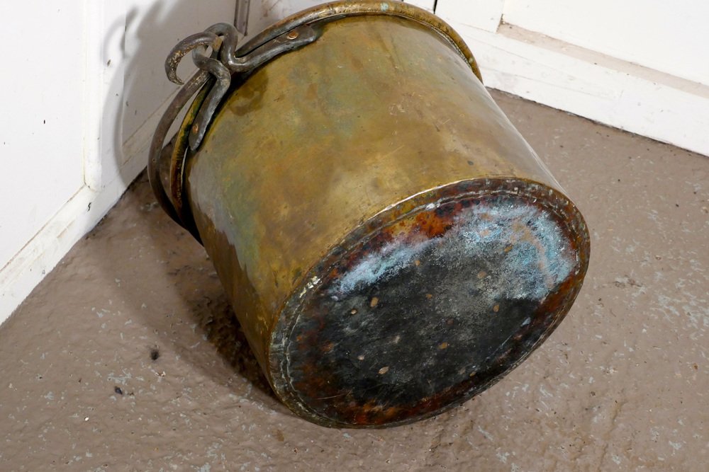 Early 19th Century Brass Cooking Pot, 1890s for sale at Pamono