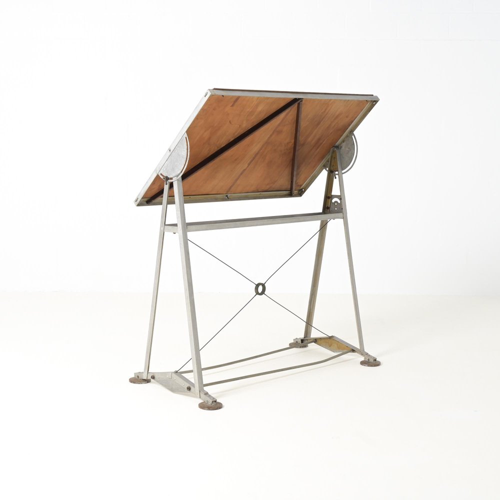 Aluminum Drafting Table, 1920s for sale at Pamono