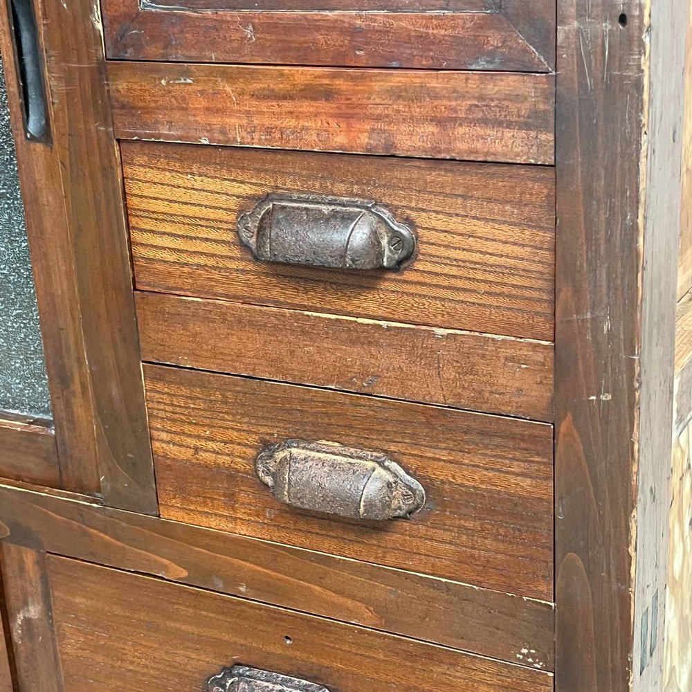 Taisho Japanese Tea Cupboard Cha Tansu, 1890s for sale at Pamono