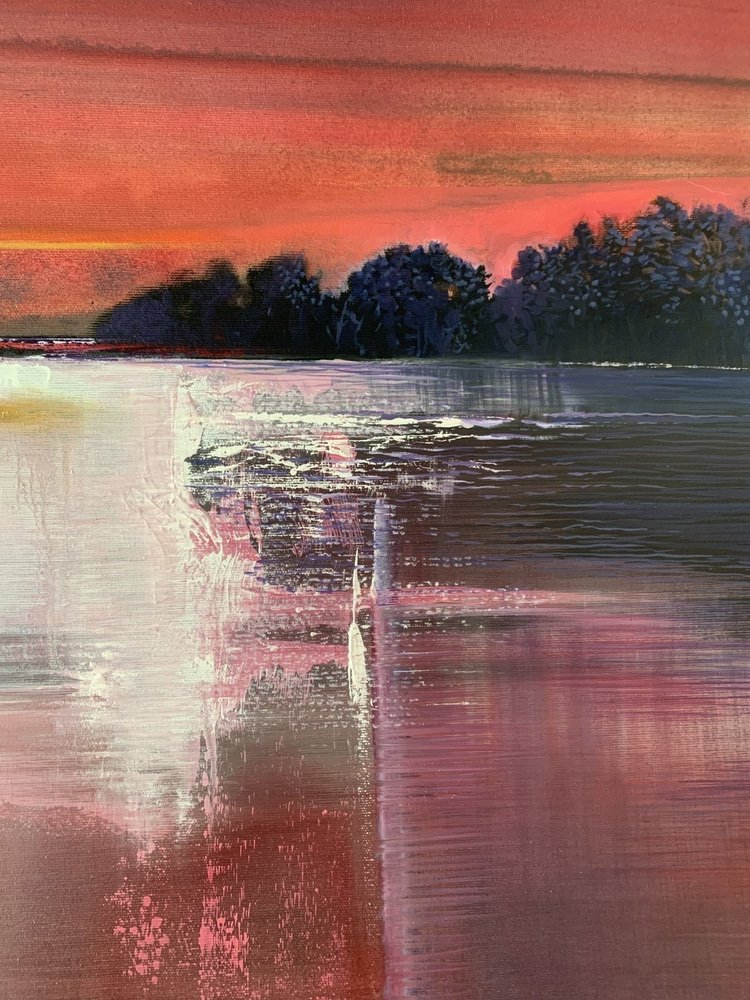 Barbara Hubert, A Landscape, 2023, Oil on Canvas for sale at Pamono