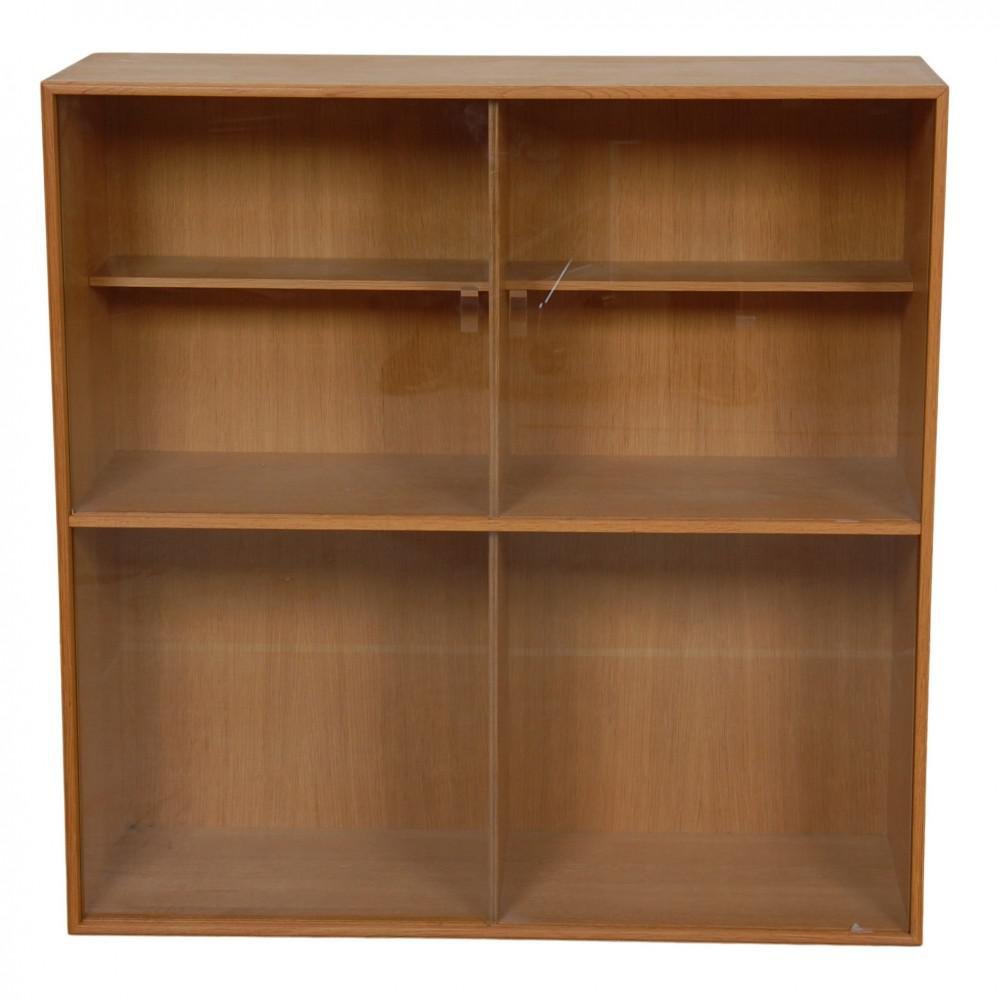 Vintage Bookcase in Oak by Mogens Koch for Rud. Rasmussen for sale at ...
