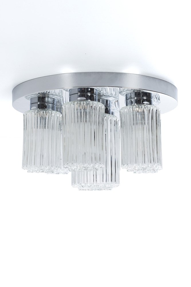 Vitnage Chrome Ceiling Lamp for sale at Pamono