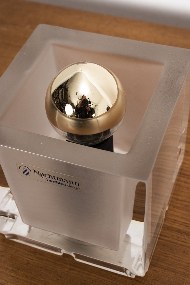Small Glass Table Lamp from Nachtmann Lights Design for sale at Pamono