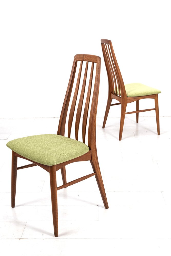 Set of Eva Chairs by Niels Koefoed for sale at Pamono