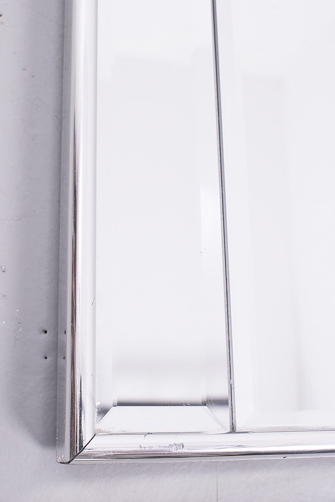 Vintage Facetted Mirror, 1980s for sale at Pamono