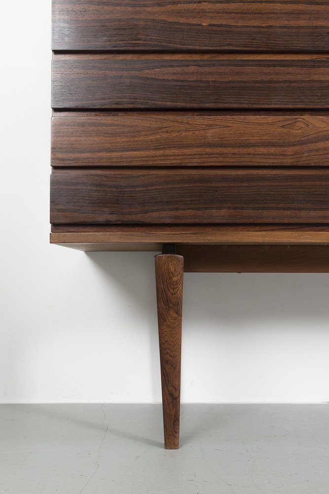 Rosewood Veneer Sideboard by H.W. Klein for sale at Pamono