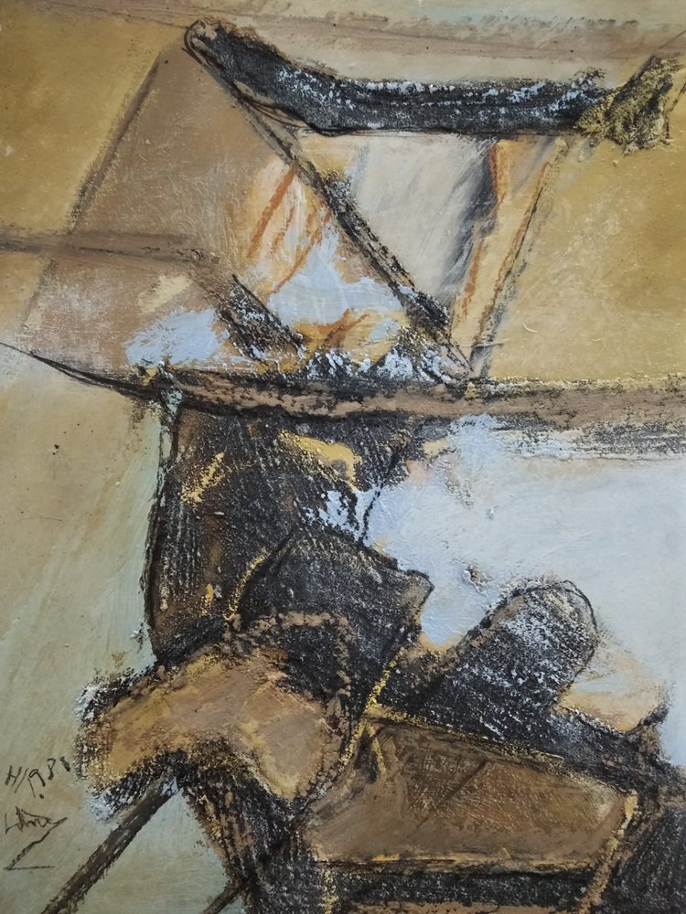 Miguel Ybanez, Composition, 1990, Mixed Media for sale at Pamono