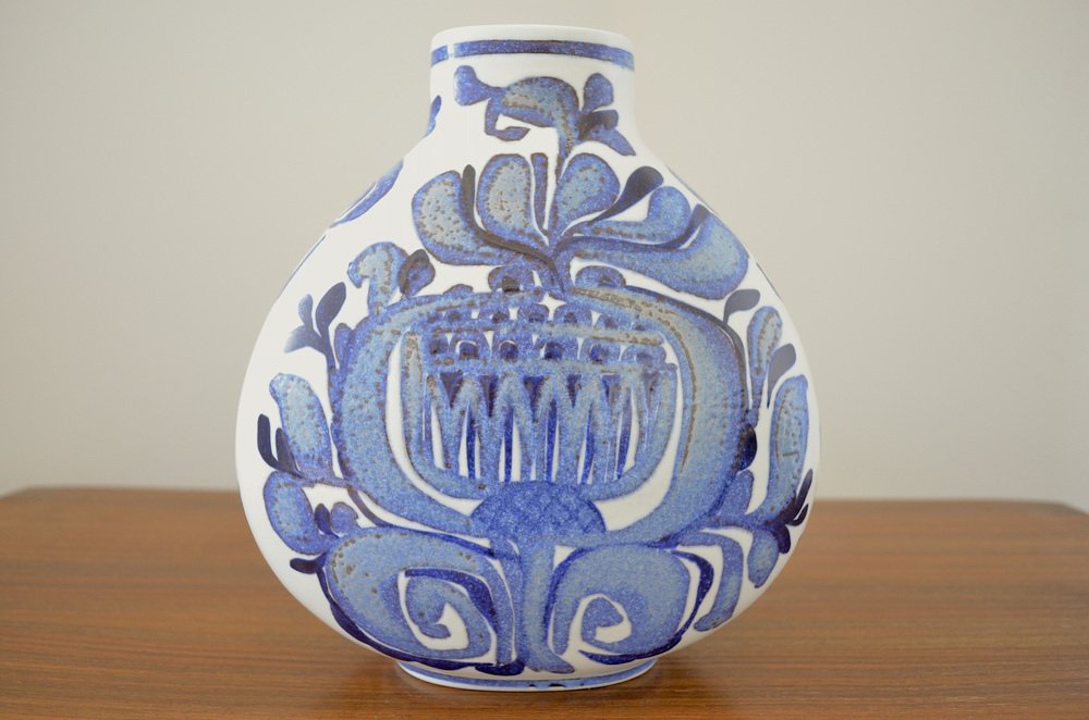 Aluminia Tenera Vase by Kari Christensen for Royal Coppenhagen, 1960s ...