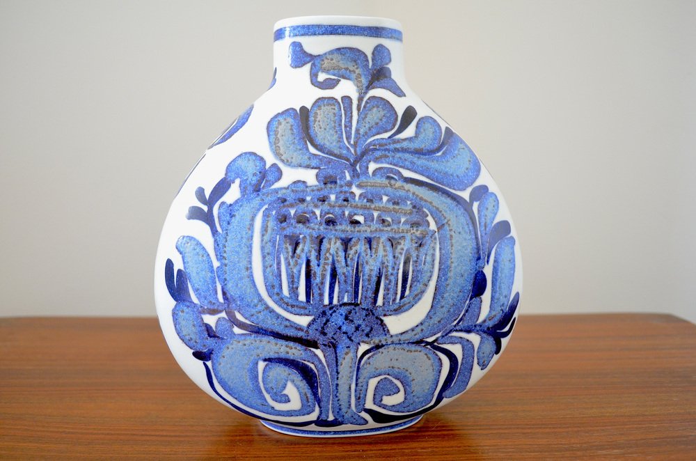 Aluminia Tenera Vase by Kari Christensen for Royal Coppenhagen, 1960s ...