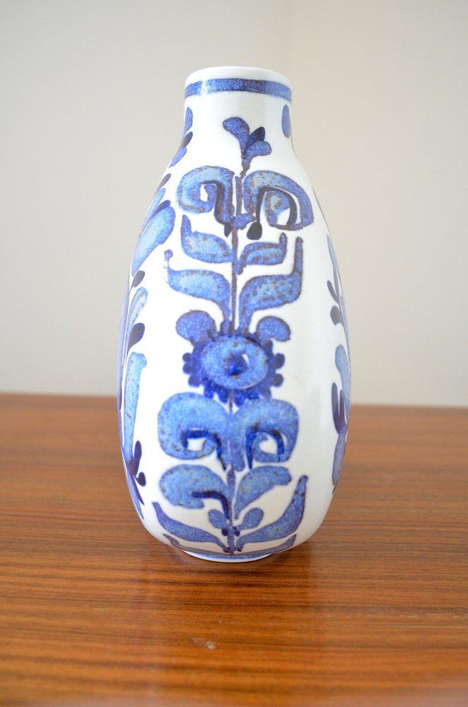 Aluminia Tenera Vase by Kari Christensen for Royal Coppenhagen, 1960s ...