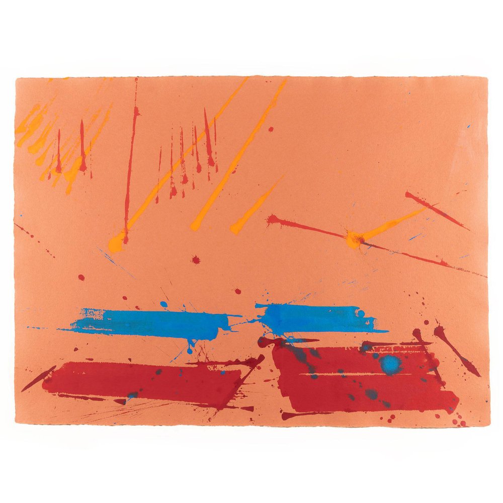 Markus Prachensky, La Battaglia di San Romano: London Red, 2010, Acryl auf Papier bei Pamono kaufen