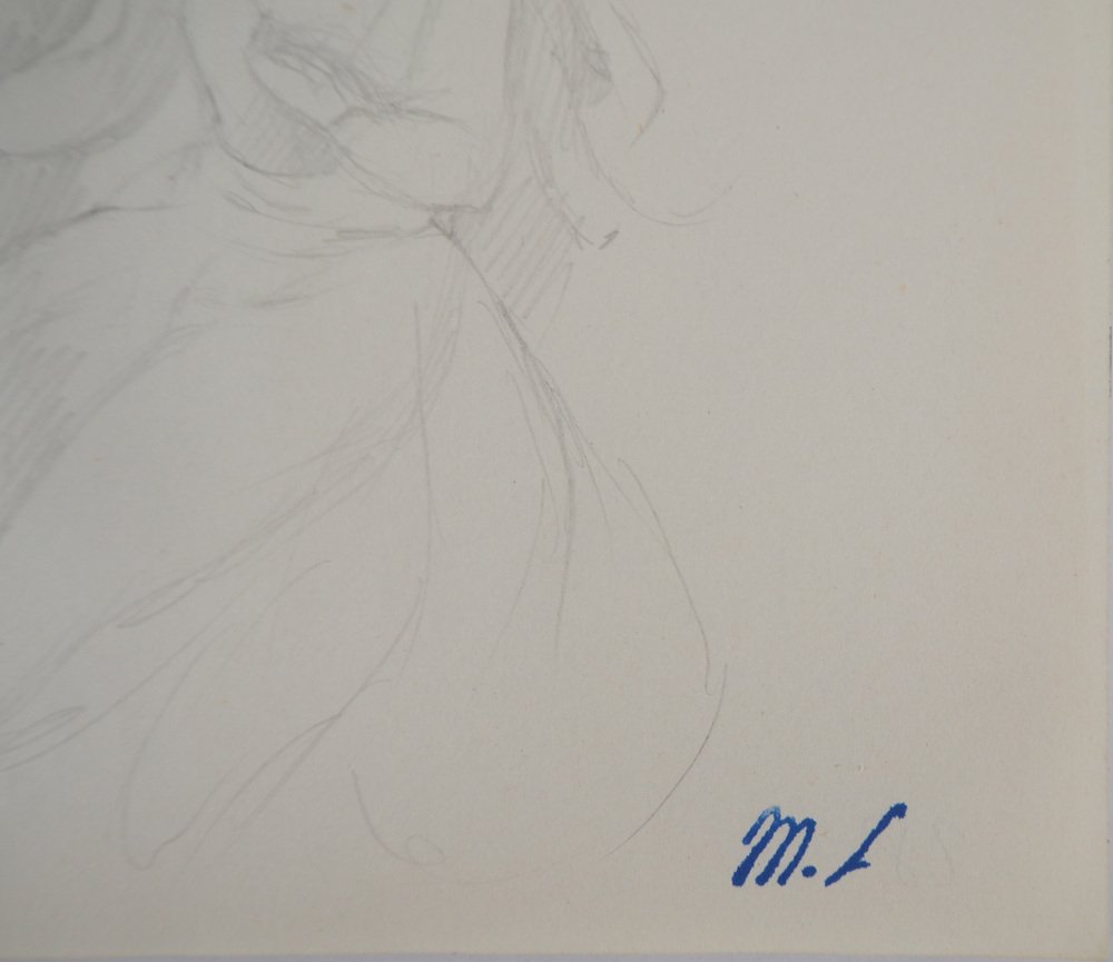 Marie Laurencin, Intimate Moment, Original Pencil Drawing for sale at ...