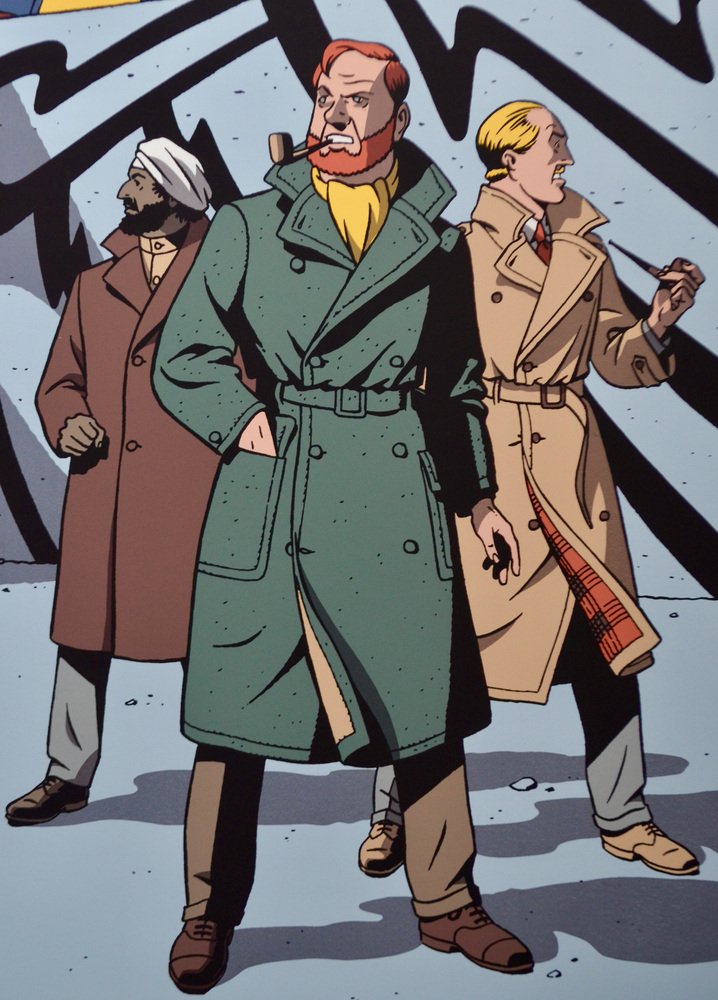 André Juillard, Blake and Mortimer Expo 58, Screenprint for sale at Pamono