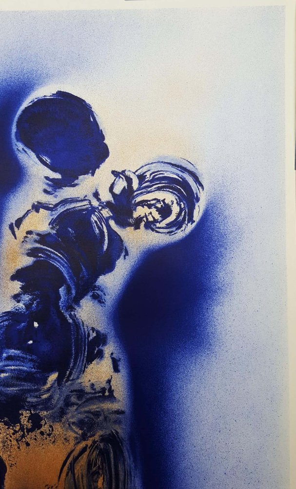 Yves Klein, Karl Flinker Exhibition, 1973, Lithographic Poster for sale ...