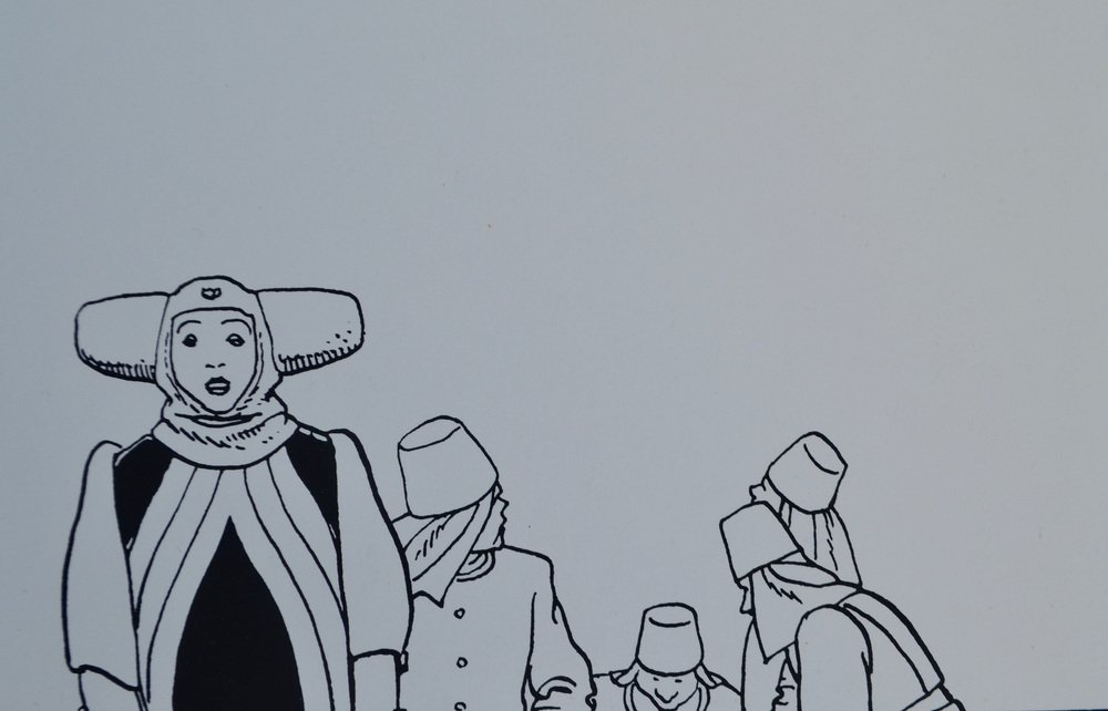 Moebius, Major Fatal, 1989, Serigrafia in bianco e nero in vendita su ...