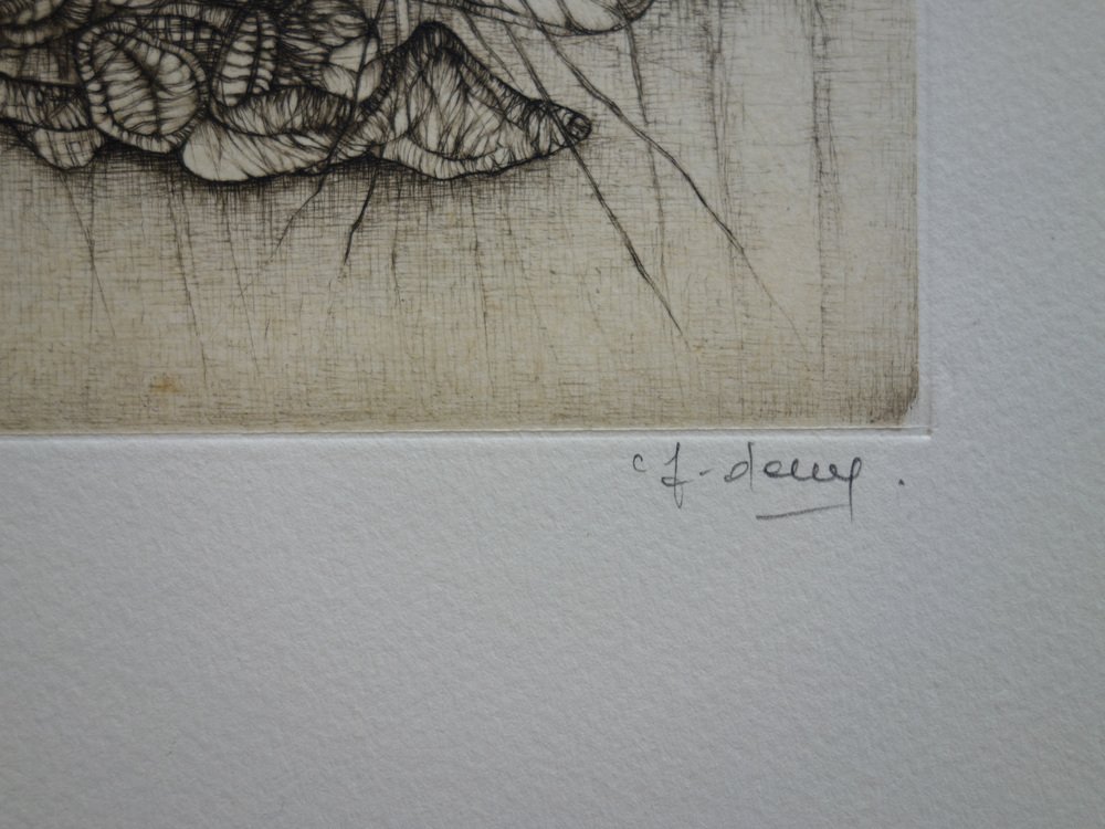 Fred Deux, The Dreamer, Original Etching for sale at Pamono