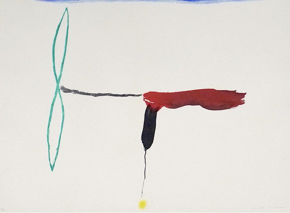 Josep Riera i Arago, Avion à l’hélice verte, Etching for sale at Pamono