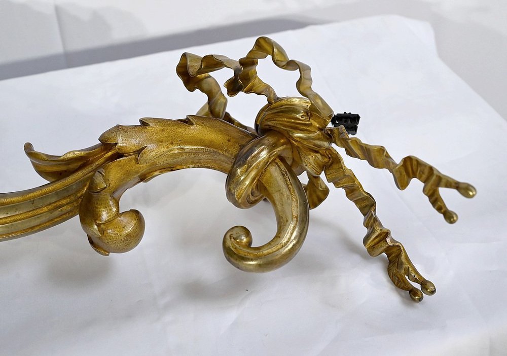 Napoleon III Torch in Gilded Bronze for sale at Pamono