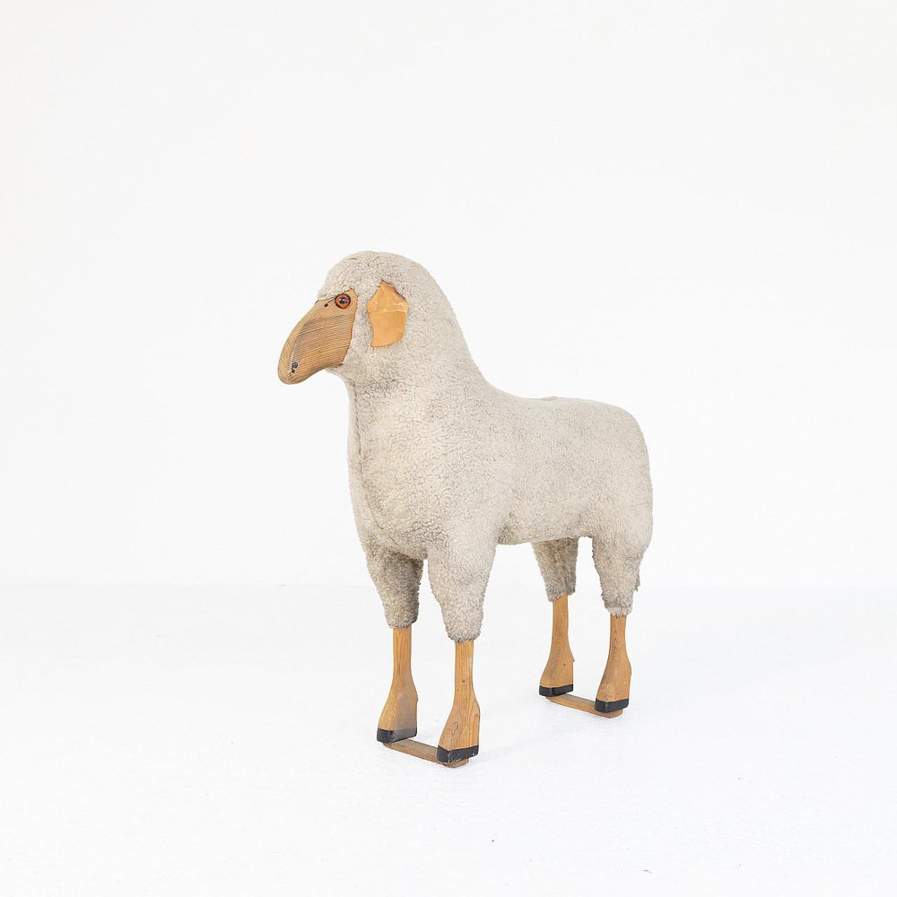 Sheep-Shaped Stool by Hans Peter Krafft, 1980s for sale at Pamono