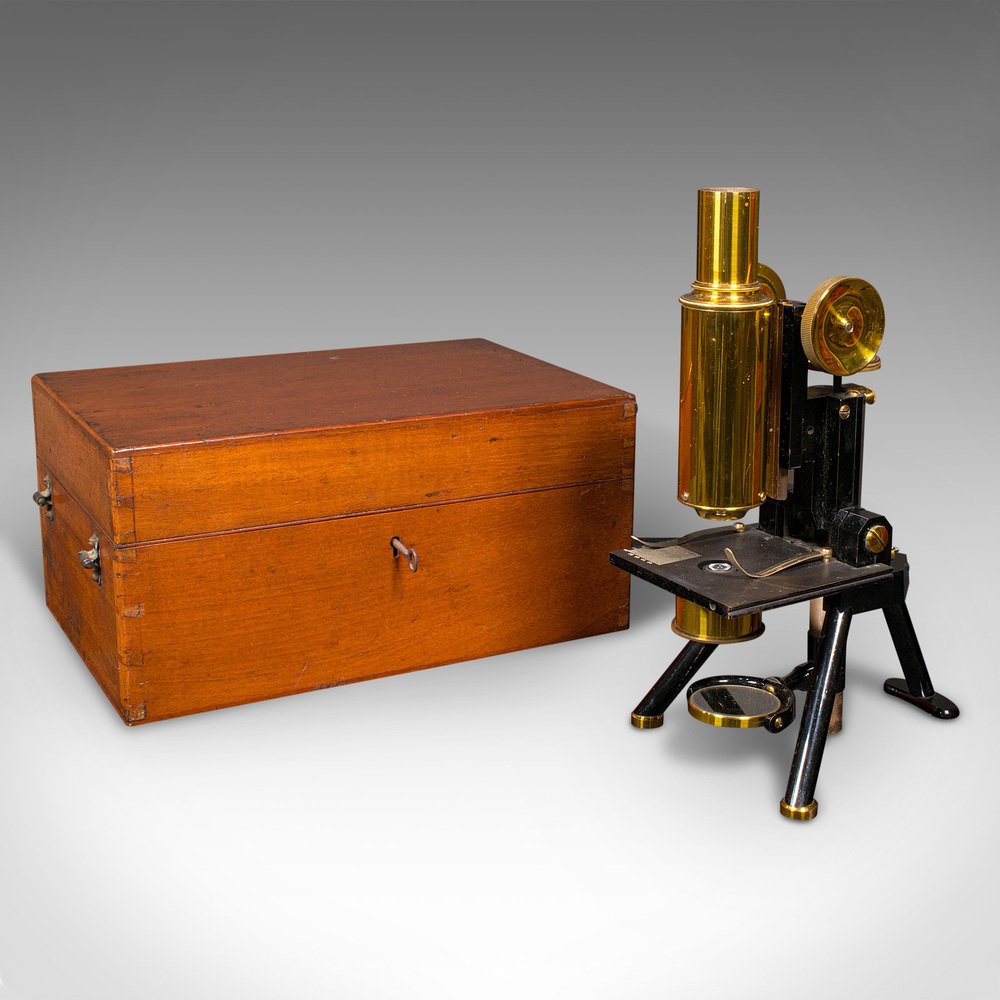Antique English Cased Microscope from Swift & Son, 1910 for sale at Pamono