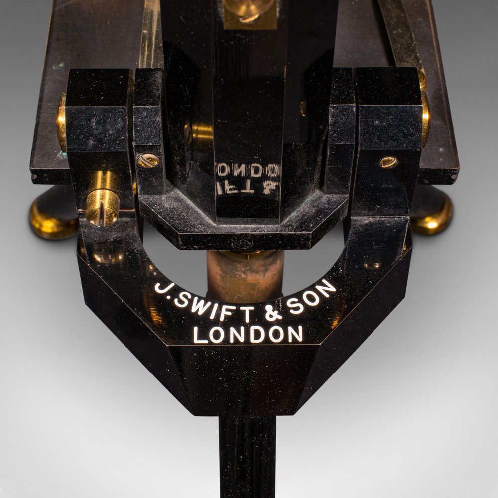 Antique English Cased Microscope from Swift & Son, 1910 for sale at Pamono